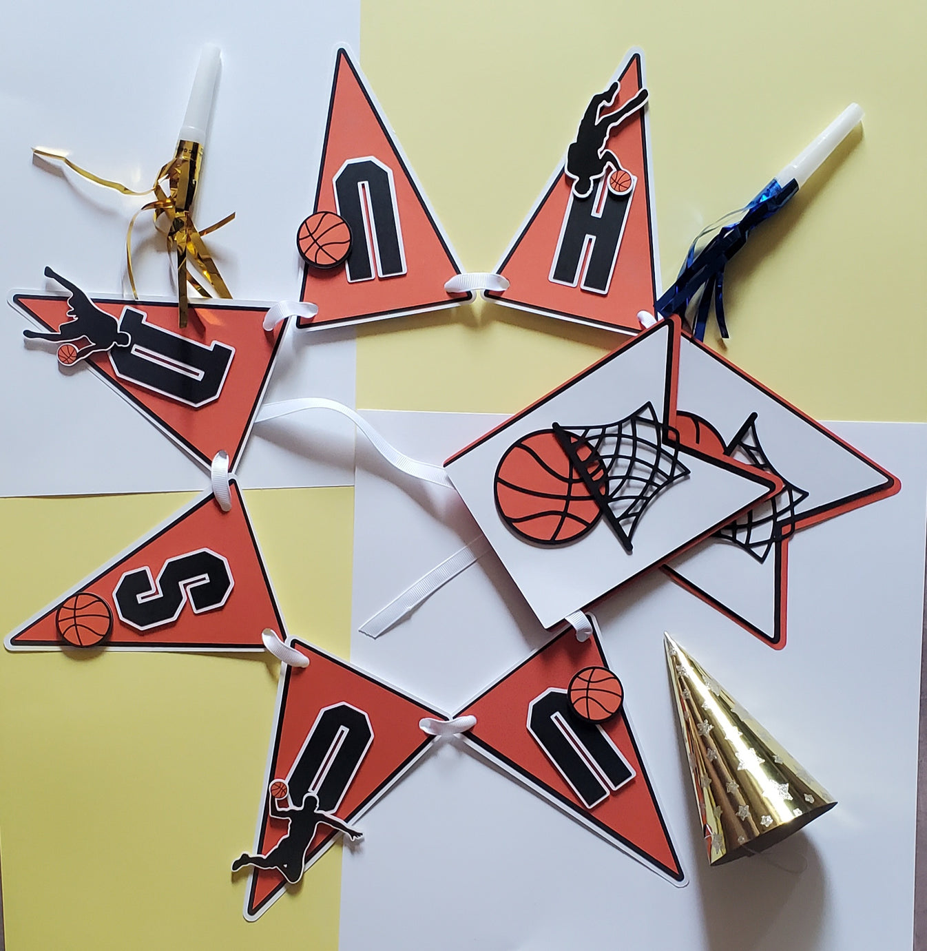 Basketball birthday banner – BlissfullyDetailed